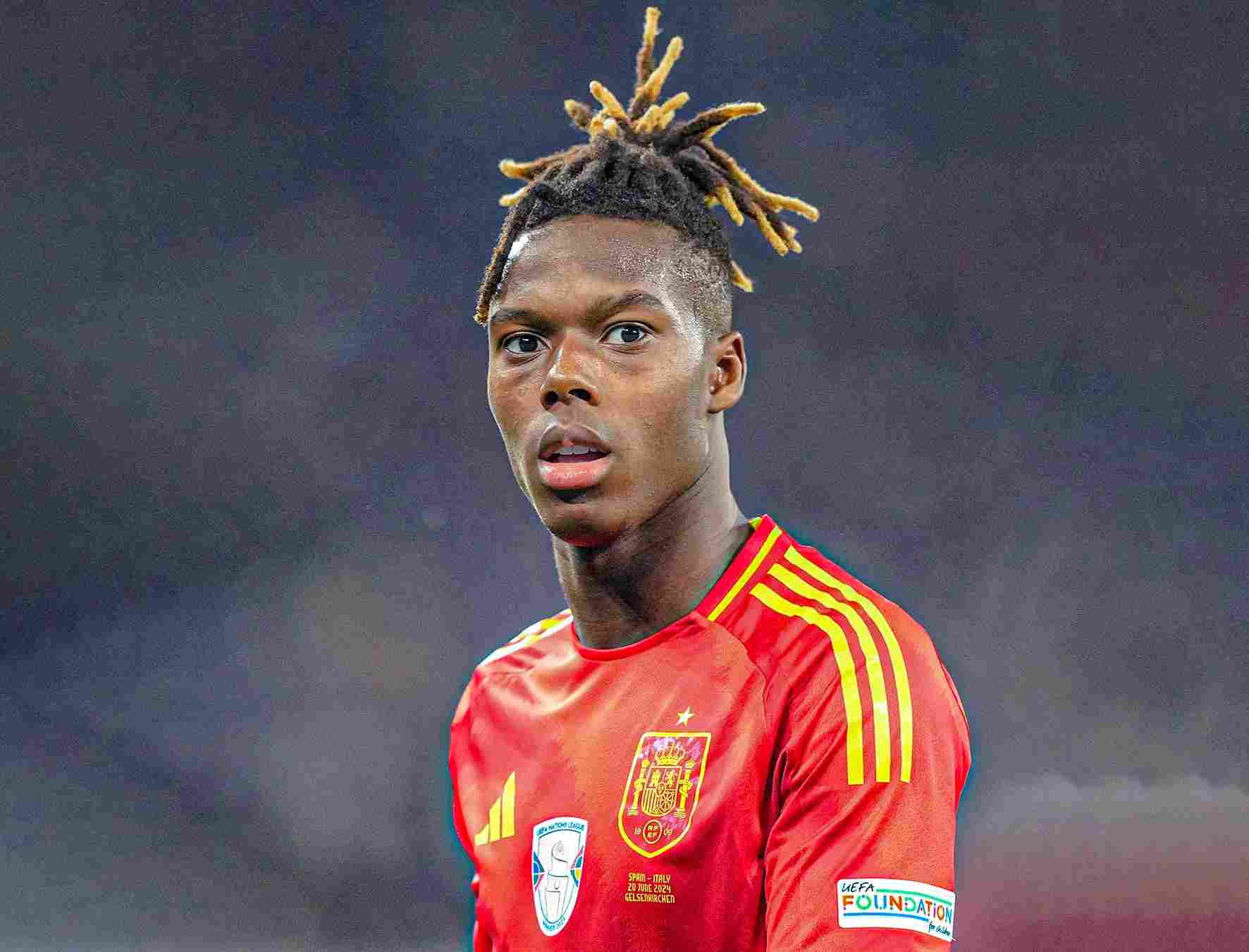 Las instrucciones de Nico Williams a Félix Tainta