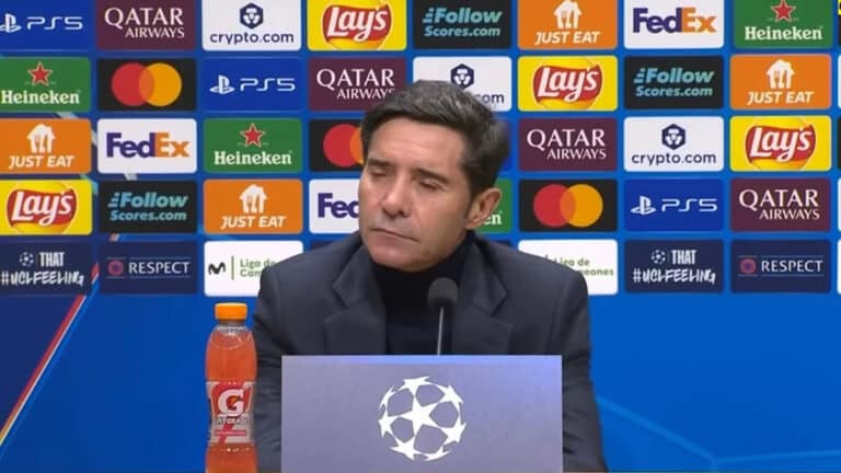 El grito de guerra de Marcelino que recuerda a las quejas de Mourinho ...